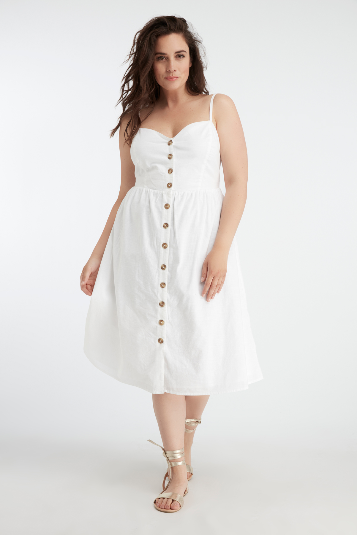 Mujeres Vestido de botones en MS Mode®