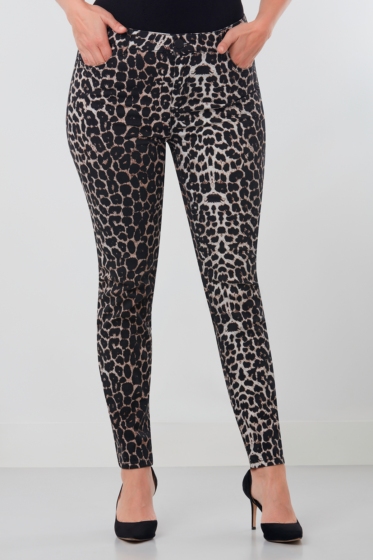 {5} Pantalón Con Estampado De Leopardo Official Ms Mode® Online Store