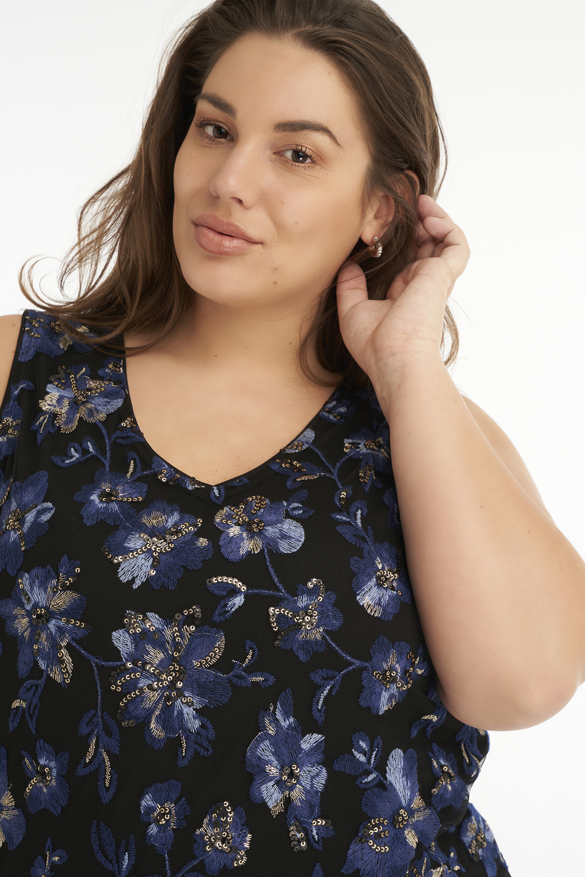 Mujeres Top bordado | MS Mode